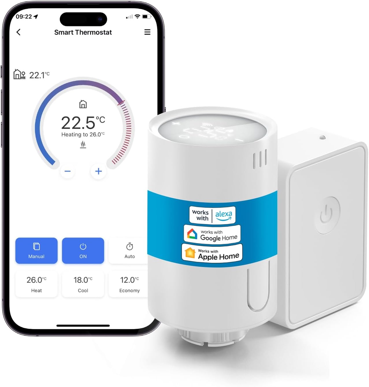 Meross Smart Radiator Thermostat with Starter Kit - Smart Heating ...