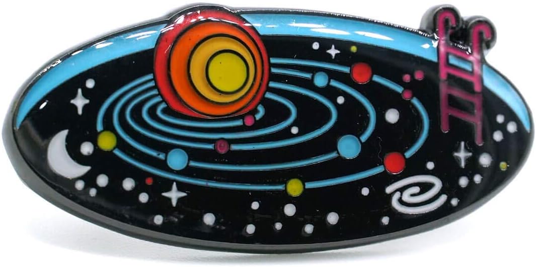 Amazon.com: Solar System Space Pool Enamel Pin : Clothing, Shoes & Jewelry