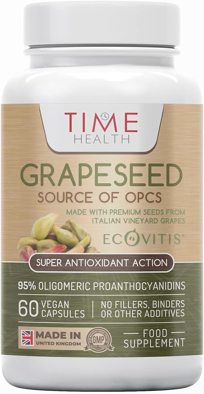 OPC Grape Seed Extract Capsules - Min. 95% OPCs - Made with Italian ...