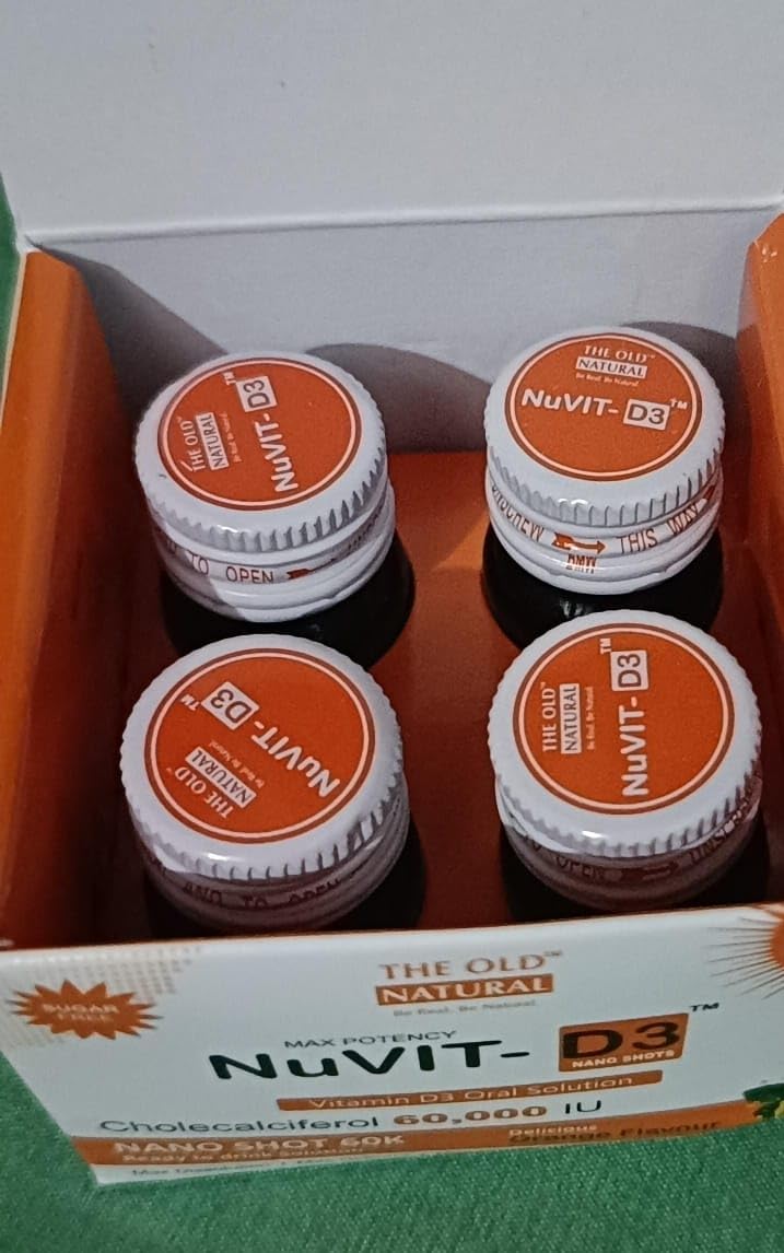 The Old Natural Nuvit D3 Vitamin D3 60000 Iu I Cholecalciferol Vitamin ...