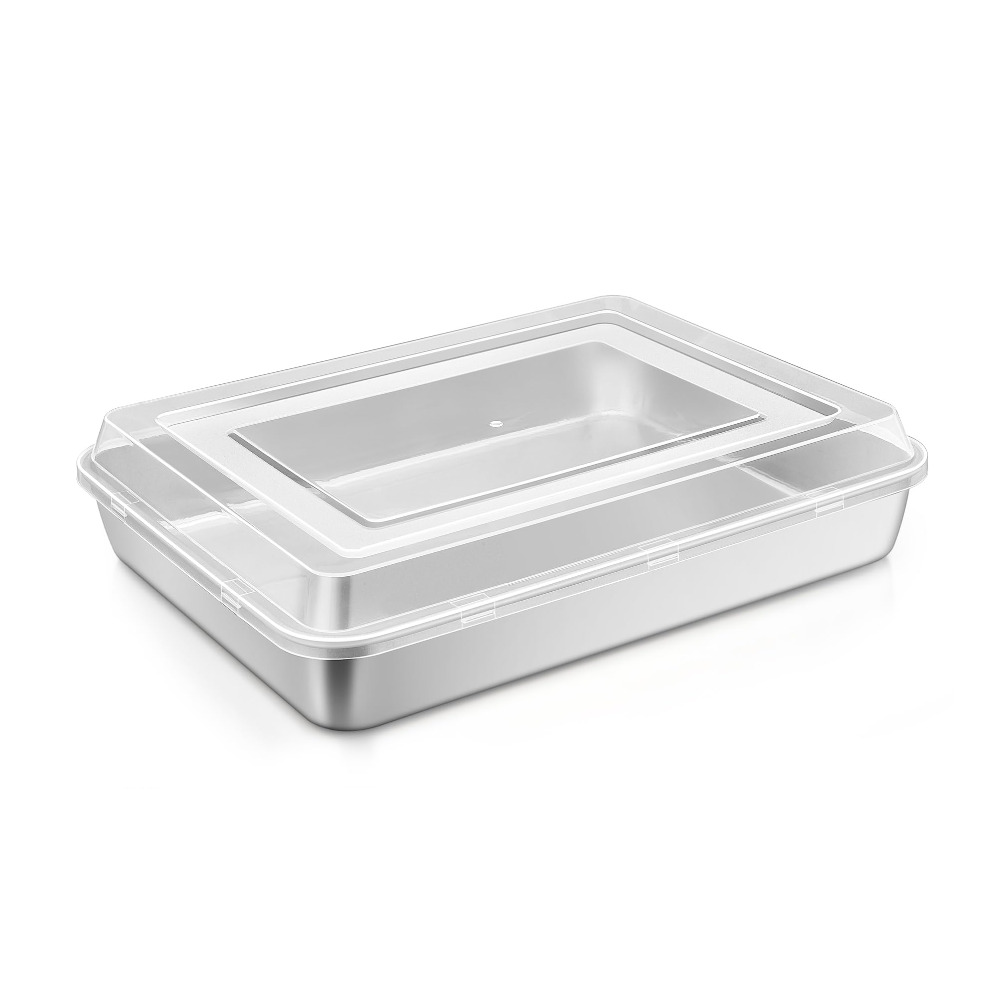 Joyfair Baking Tray for Oven, Stainless Steel Rectangle Baking Tin with ...