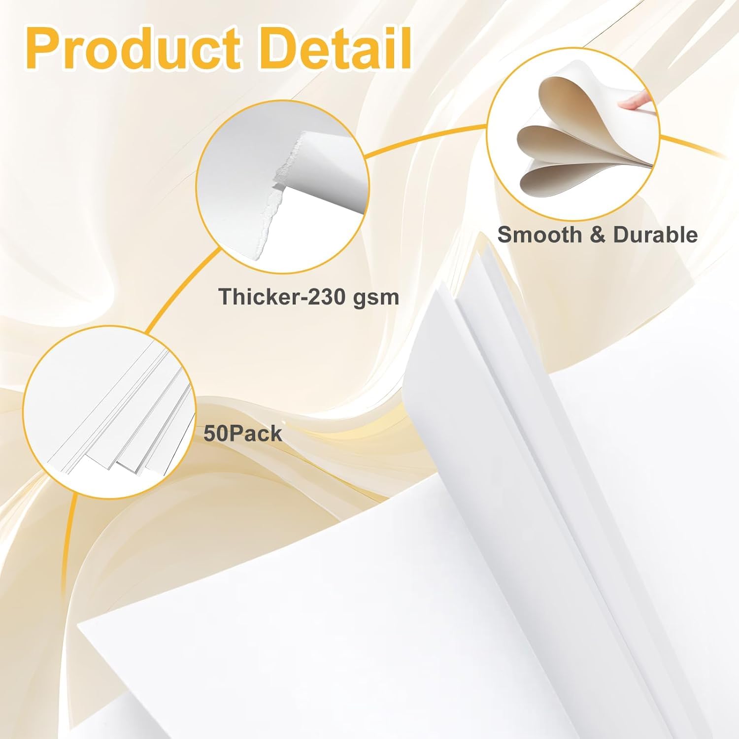 Snapklik.com : 25 Pack White Poster Boards, 11"x14" White Poster Paper ...