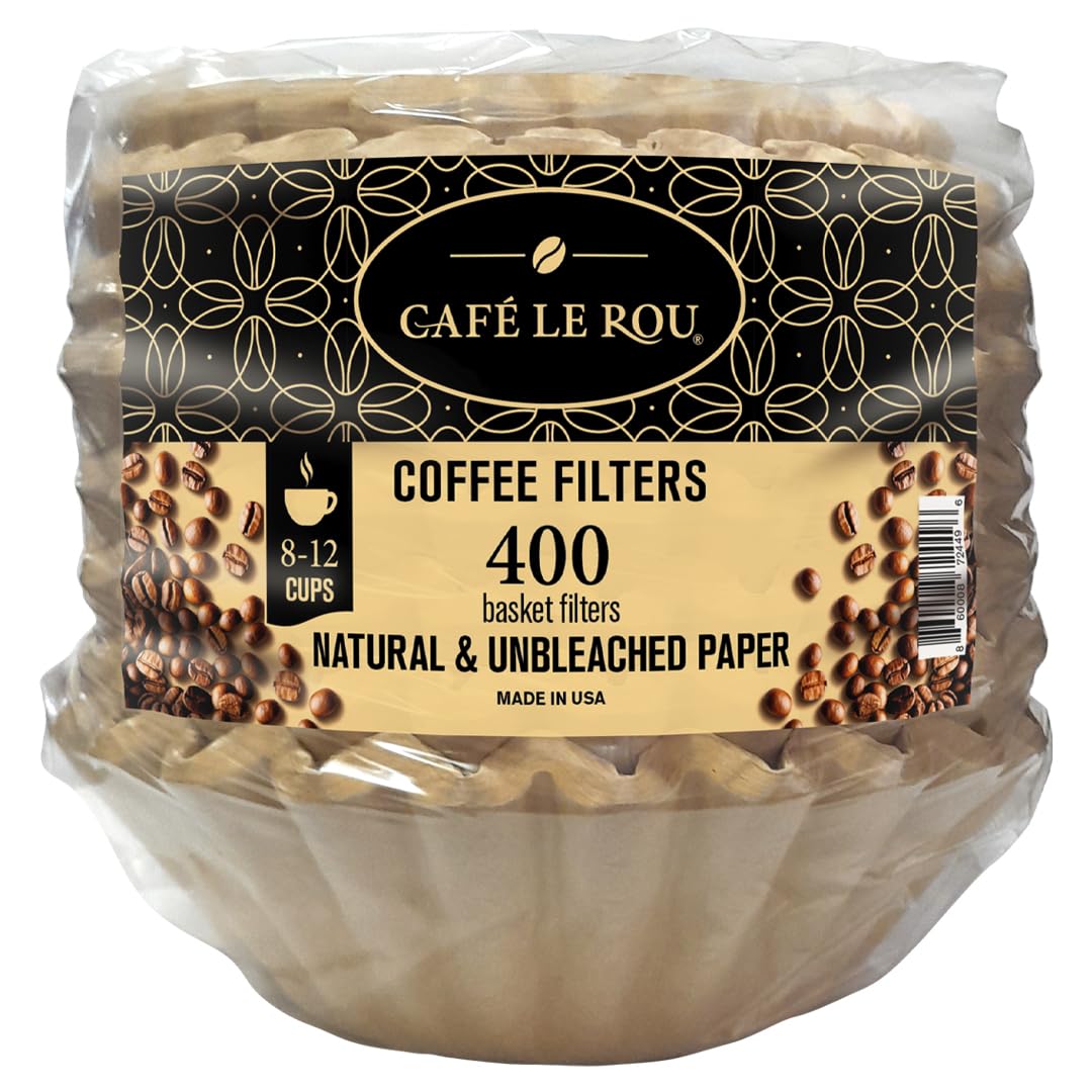 Amazon.com: "NEW" - Café Le Rou Paper Coffee Filters, 400 Count ...