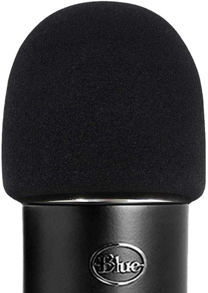 Foam Microphone Windscreen- Aedor Quality Sponge Mic Cover as a pop ...