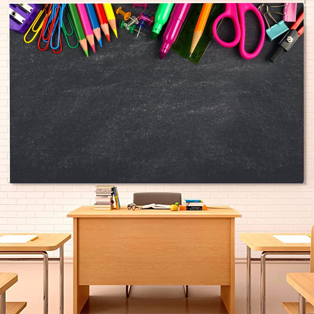 Buy CSFOTO 5x3ft Back to School Backdrop Blackboard Class Tools Online ...