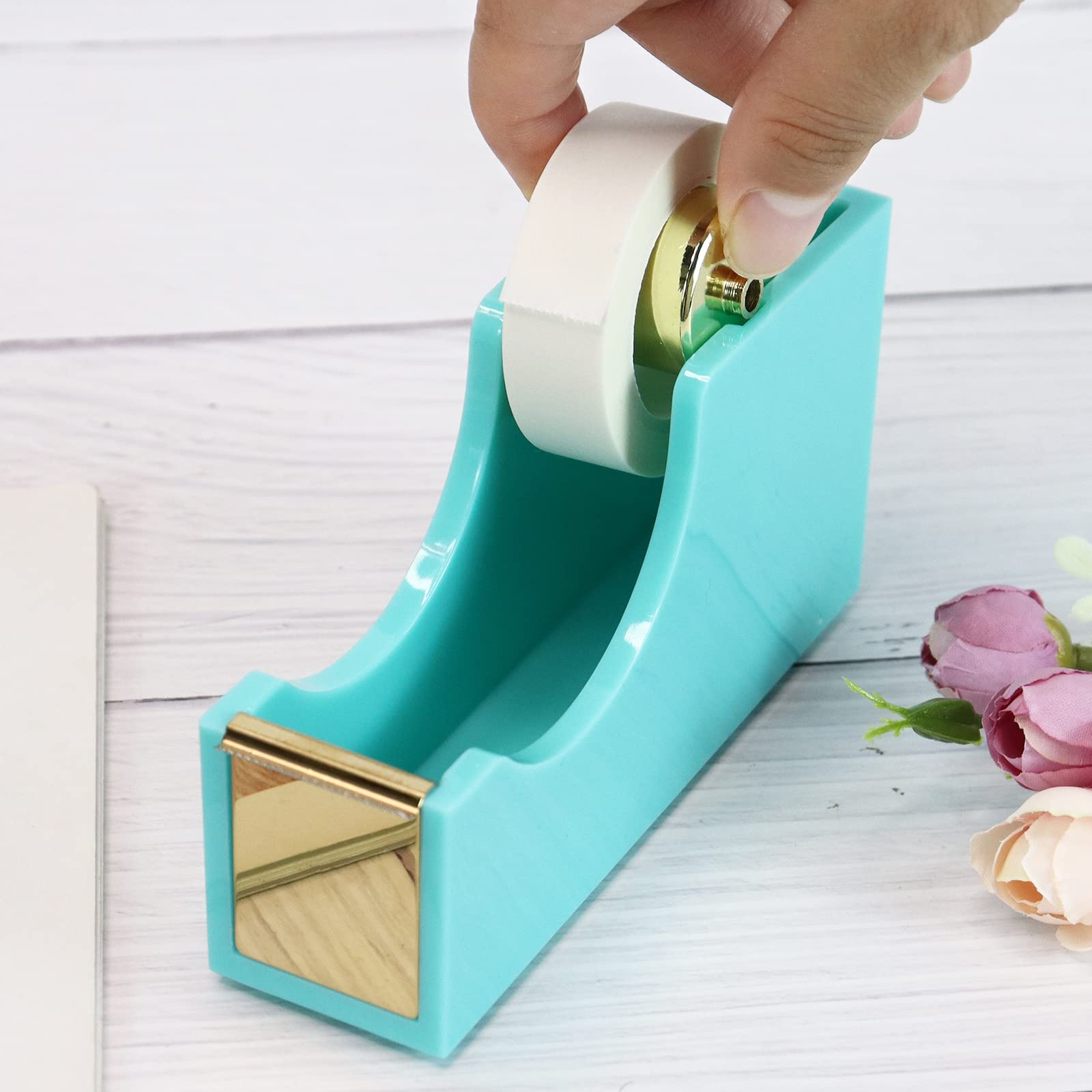 Snapklik.com : Desktop Tape Dispenser 1 Inch Core Acrylic Tape ...