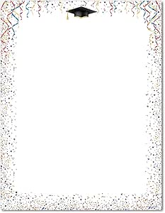 Amazon.com : Celebrate Letterhead - 80 Sheets - Great for Graduation ...