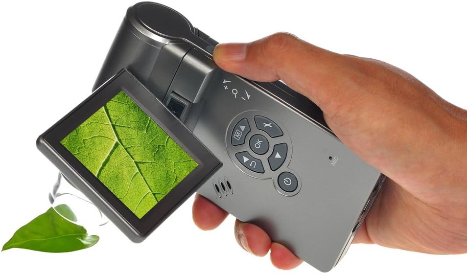 Amazon.com : Mustcam 5M Handheld Mobile LCD Digital Microscope with ...