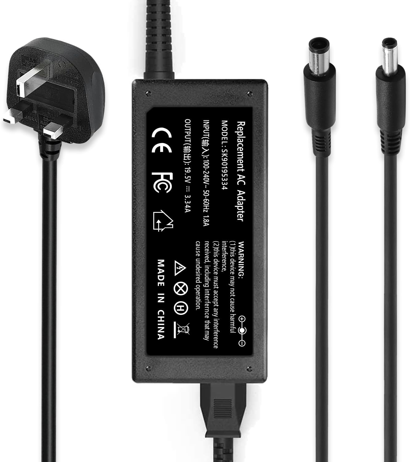 Dell Genuine Laptop Adapter 65W Battery Charger for Inspiron 17 3793 ...