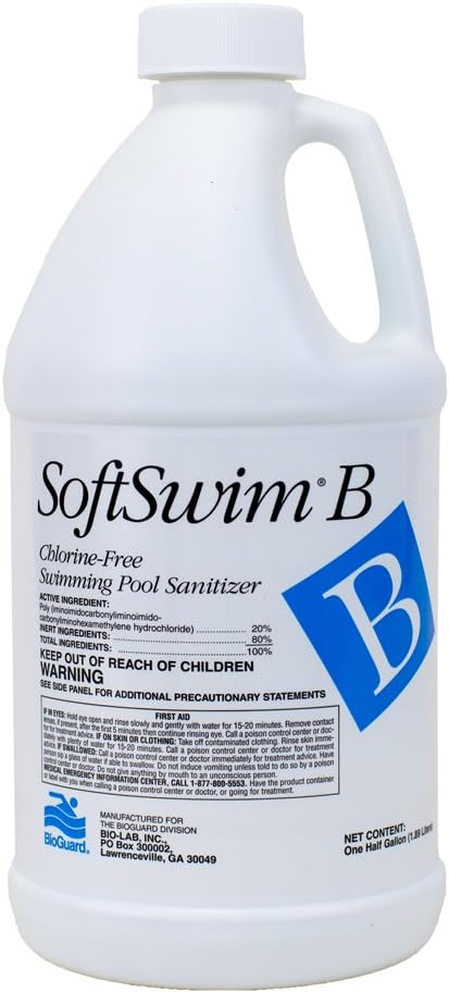Amazon.com : BioGuard SoftSwim B, 1/2 Gallon, Pack of 2, Gentle & Non ...