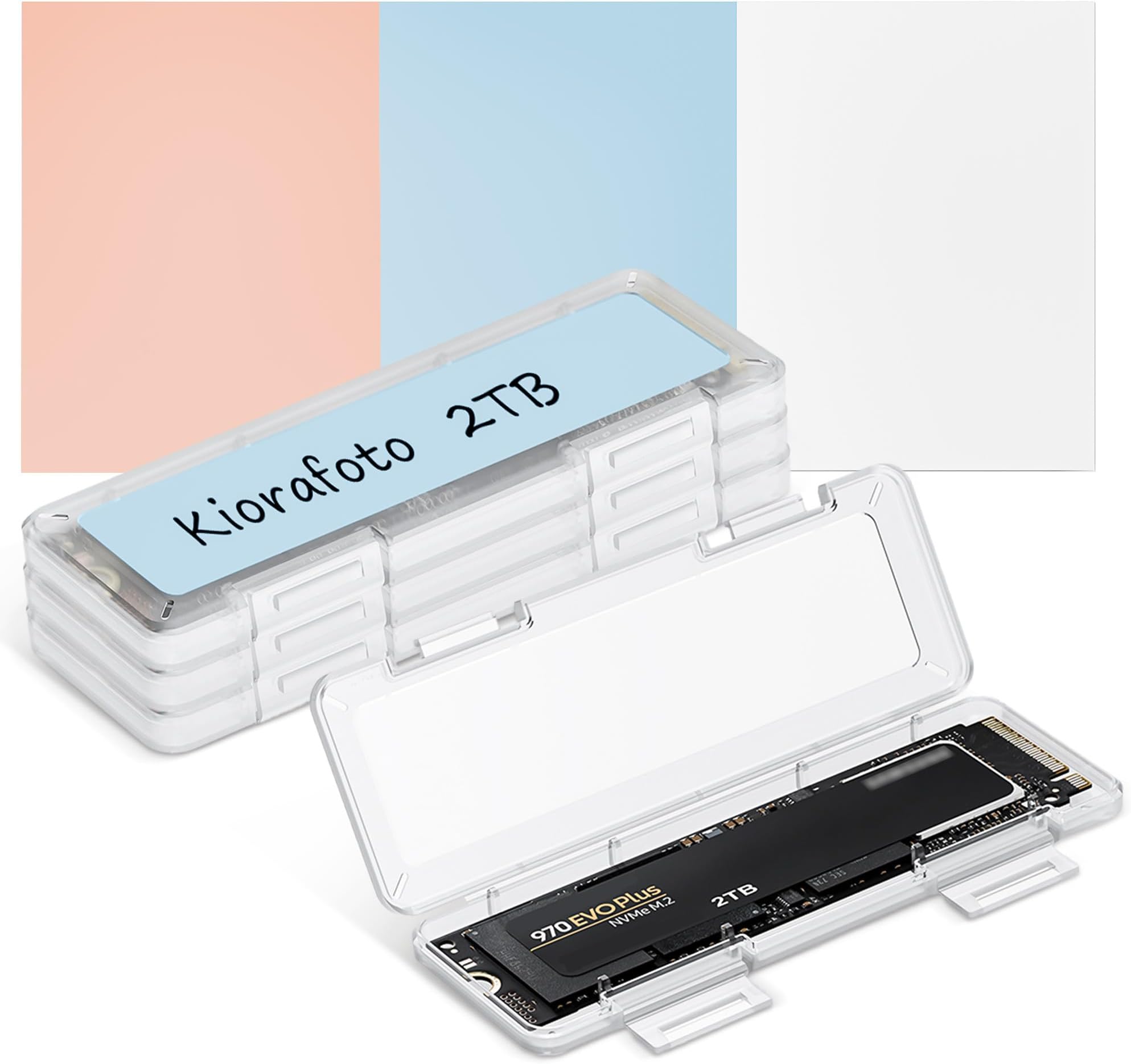 Amazon.com: 4-Pack NVMe Case Protective Box for M.2 2280 SSD Portable ...