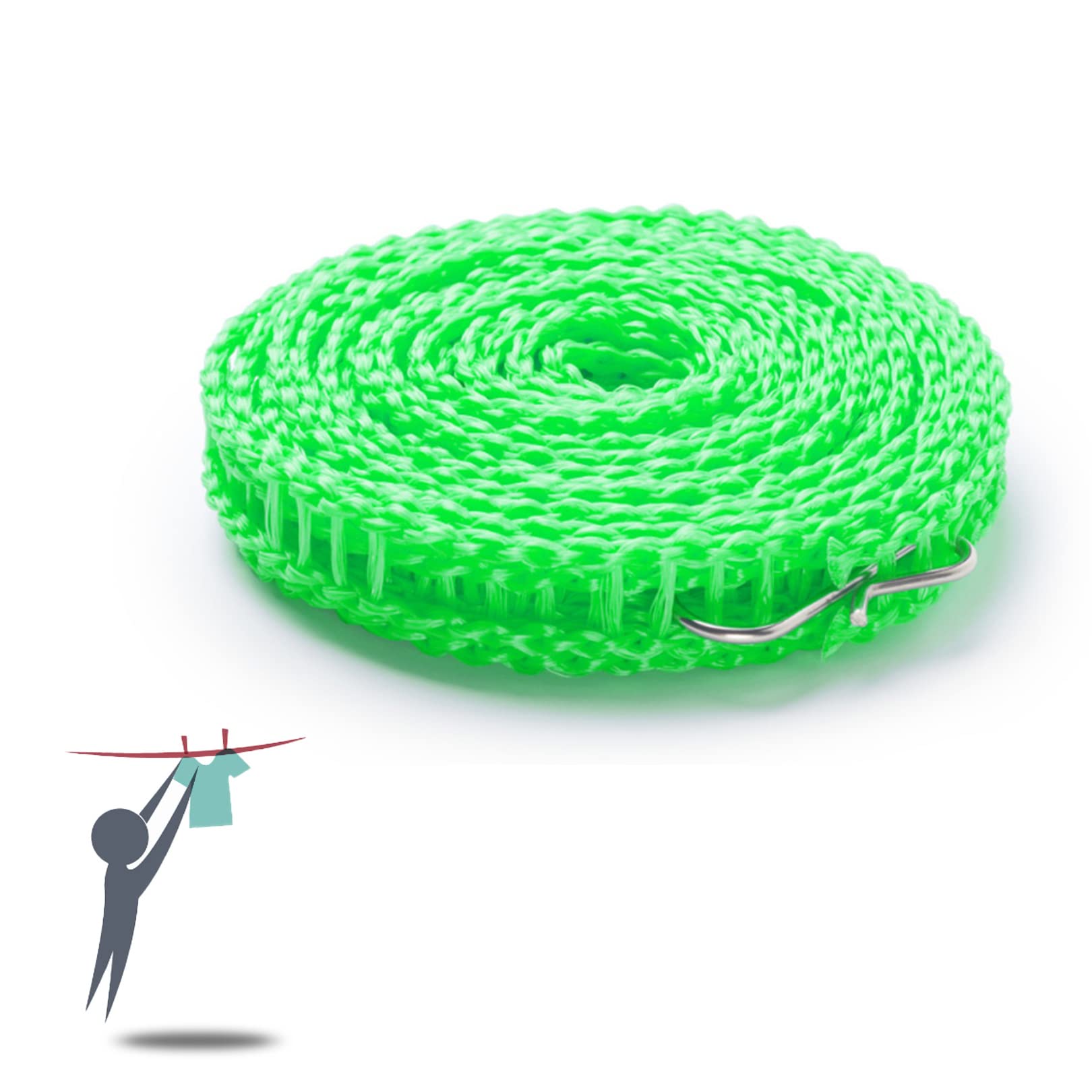 1pcs Portable Clotheslines Washing Line Clothes Rope,Outdoor Windproof ...