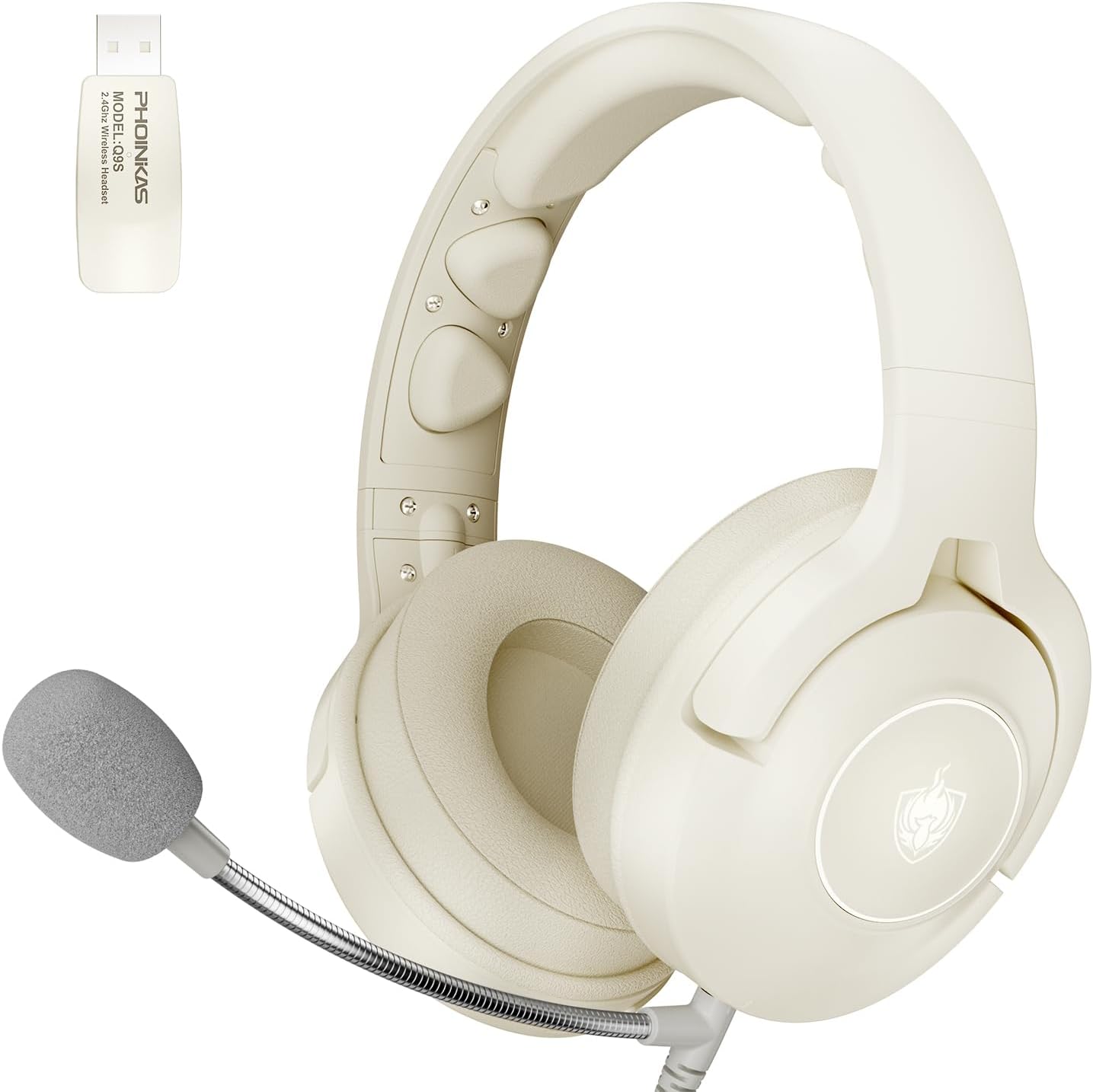 Amazon.com: YOTMS Wireless Gaming Headsets for Ps5 Ps4 PC, Games ...