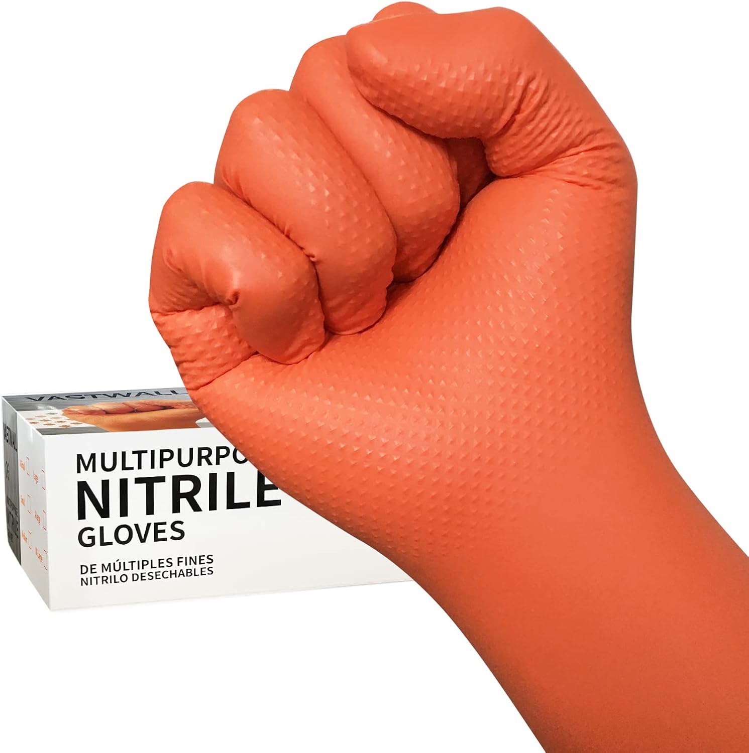 Guantes desechables sin látex, guantes de nitrilo de 8 mil, guantes ...