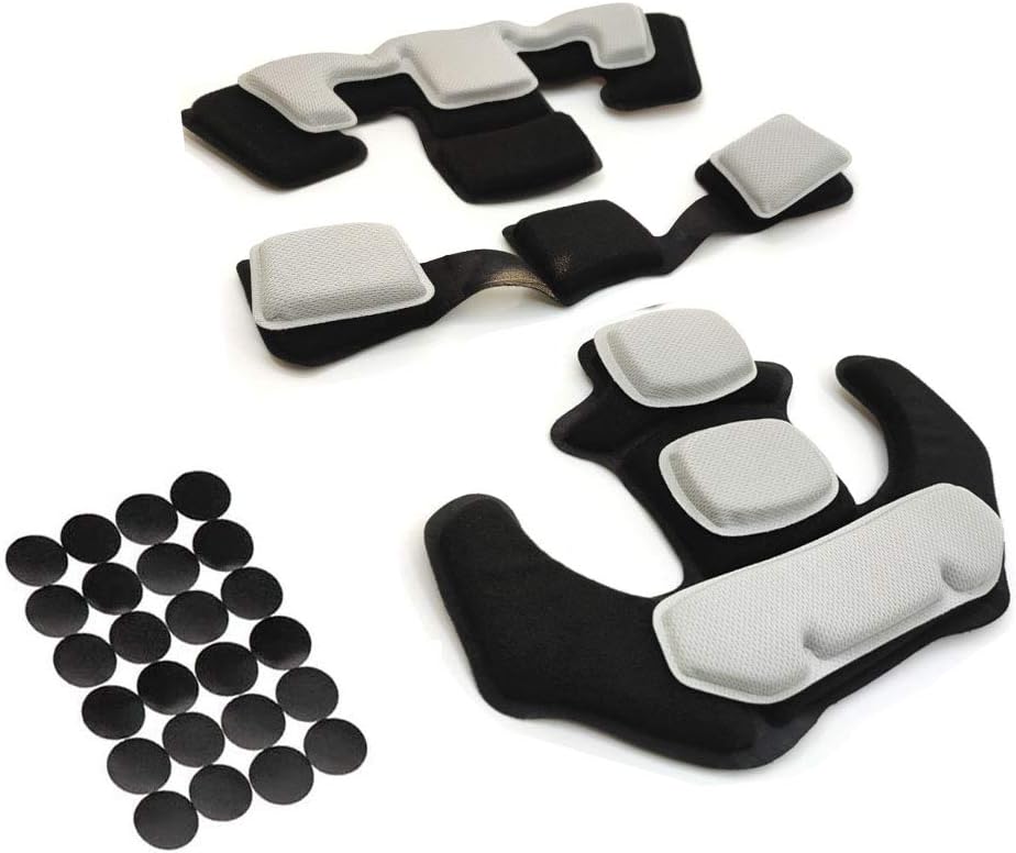 Amazon.com : PAIRSOFTWIN Tactical Helmet Pads Kit Airsoft Paintball ...