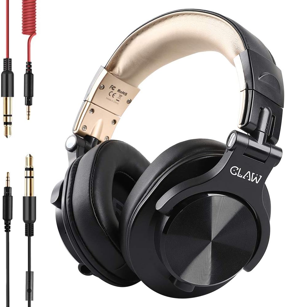 hayden HY-HD10 Professional Studio Headphones Over-Ear, Wired, 50mm ...