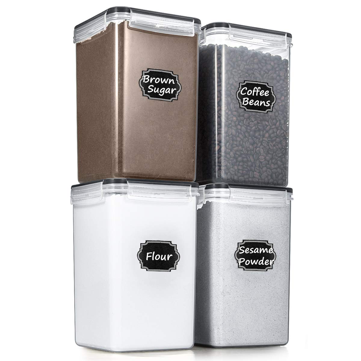 Wildone Extra Large Tall Airtight Food Storage Containers 6.5L/ 5.9QT ...