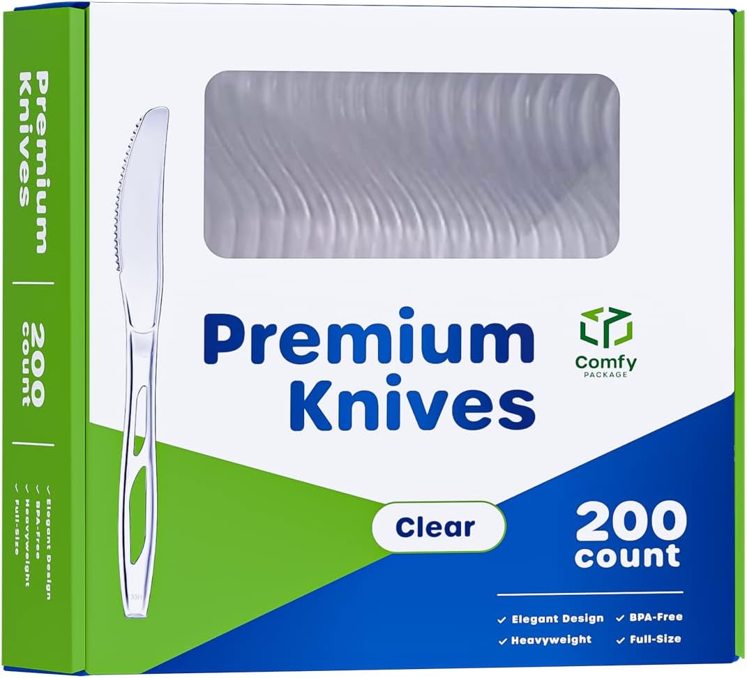 Amazon.com: Comfy Package [200 Count Premium Heavyweight Disposable ...