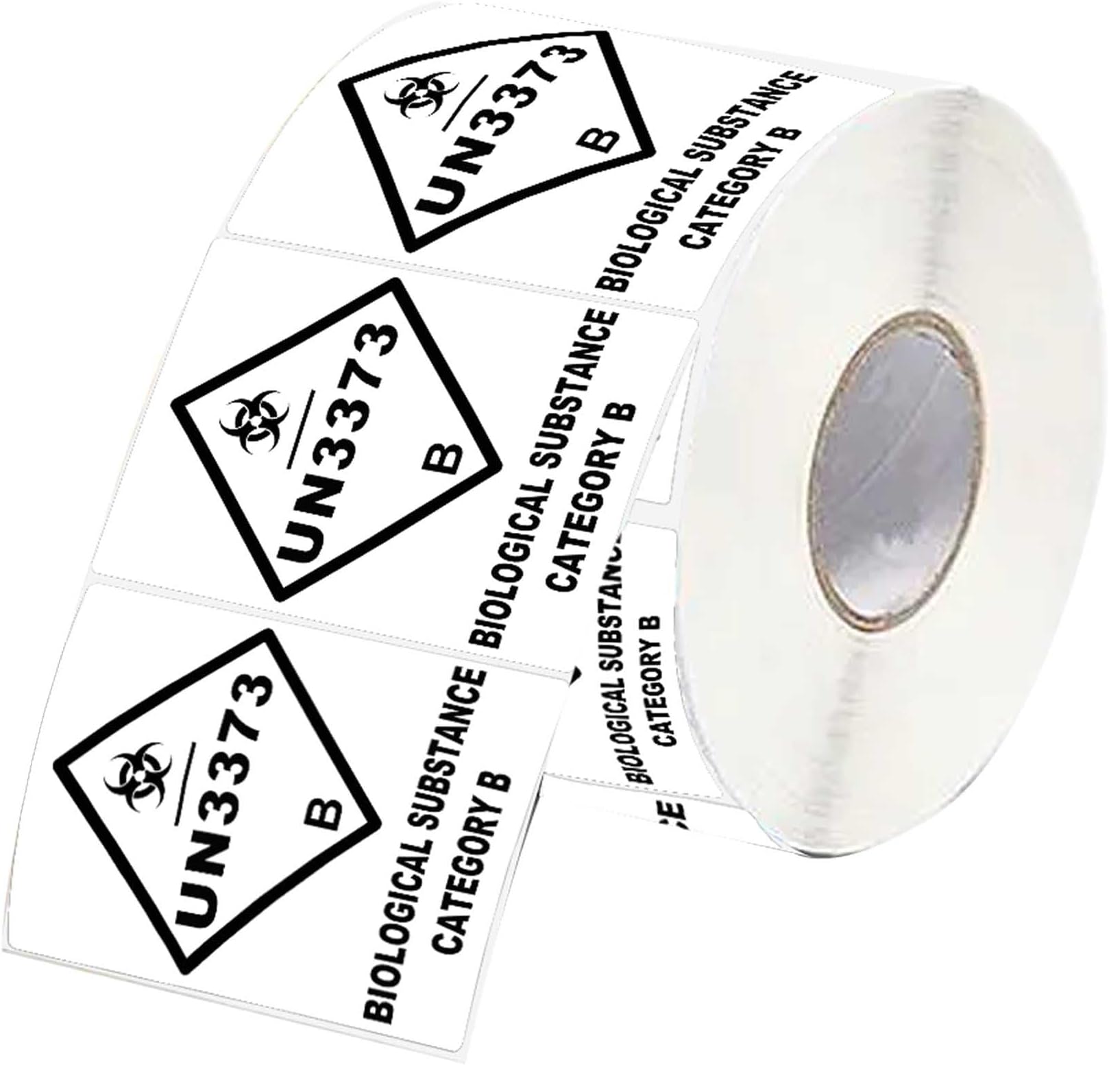 Amazon.com: UN3373 Labels for Biological Substance Category B Stickers ...