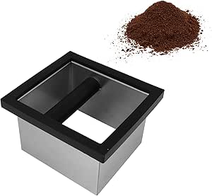 Amazon.com: Coffee Knock Box, Stainless Steel Coffee Pucks Container ...