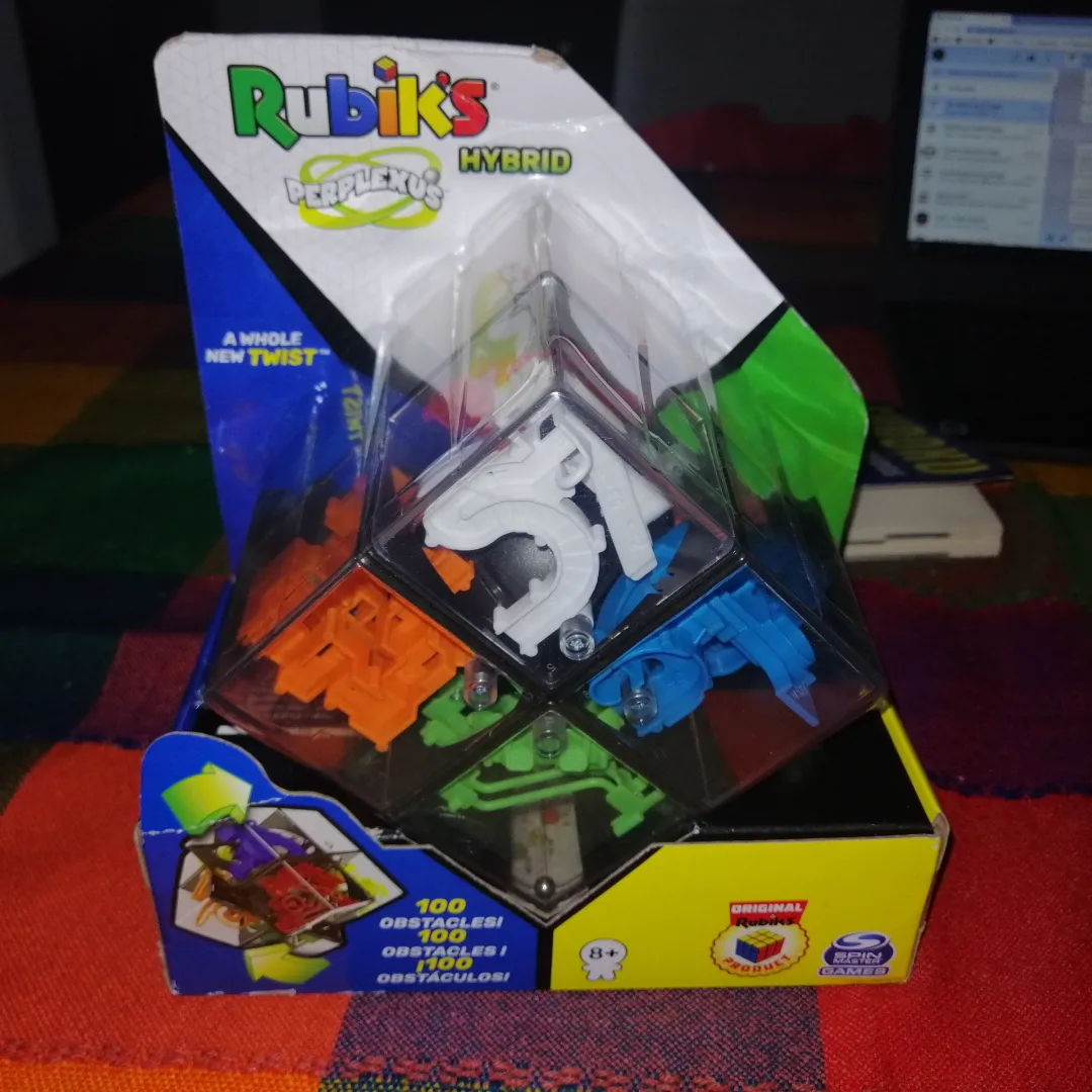 PERPLEXUS Rubik'S Hybrid 2 x 2, desafiante Rompecabezas Laberinto, Bola ...