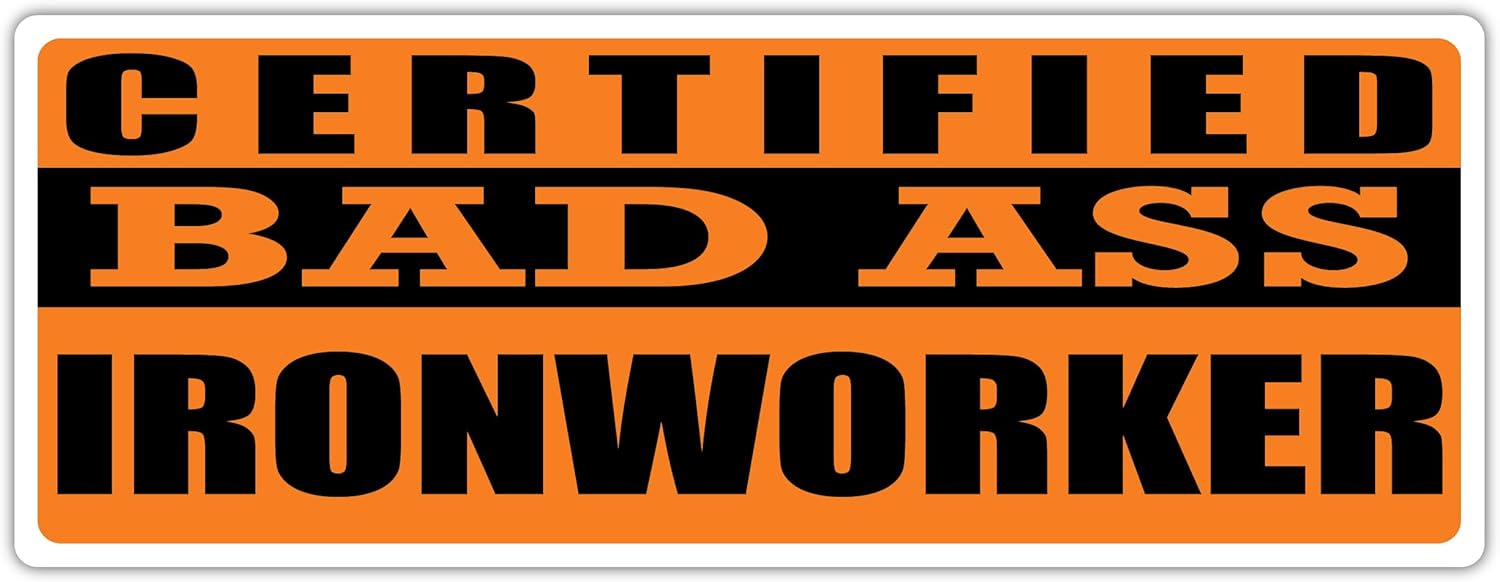 Amazon.com - Certified Bad Ass Ironworker | Occupation, Job, Career ...