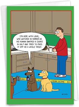 Amazon.com: NobleWorks 1 Funny Birthday Greeting Card with 5 x 7 ...