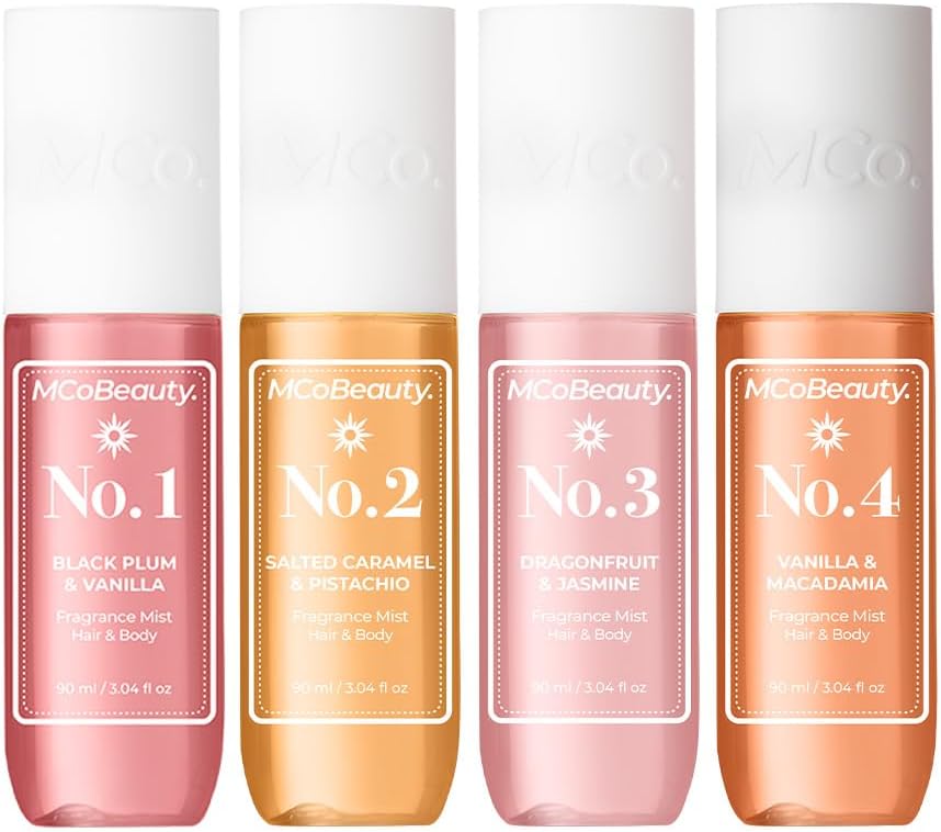 Amazon.com : MCoBeauty Fragrance Mist, Full Set, Scent for Day or Night ...