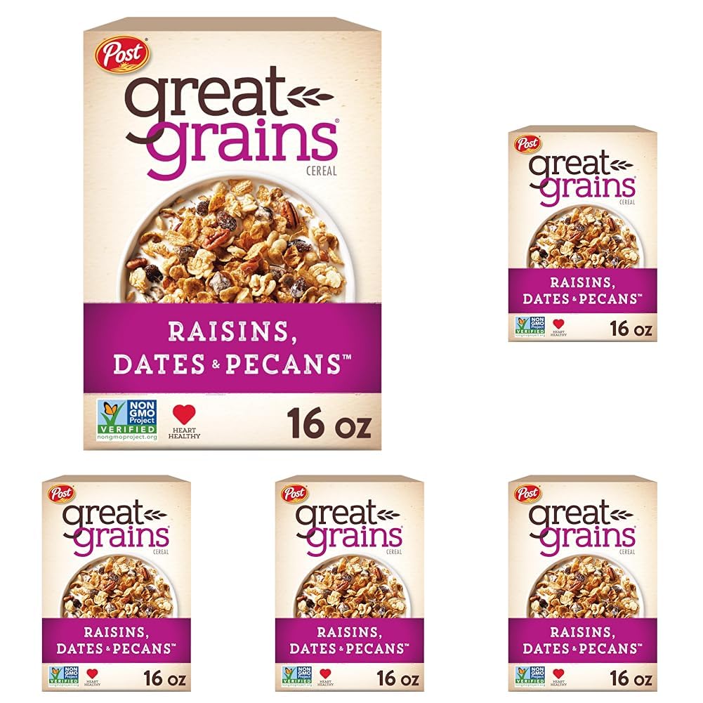 Amazon.com: Great Grains Raisins Dates and Pecans Breakfast Cereal ...
