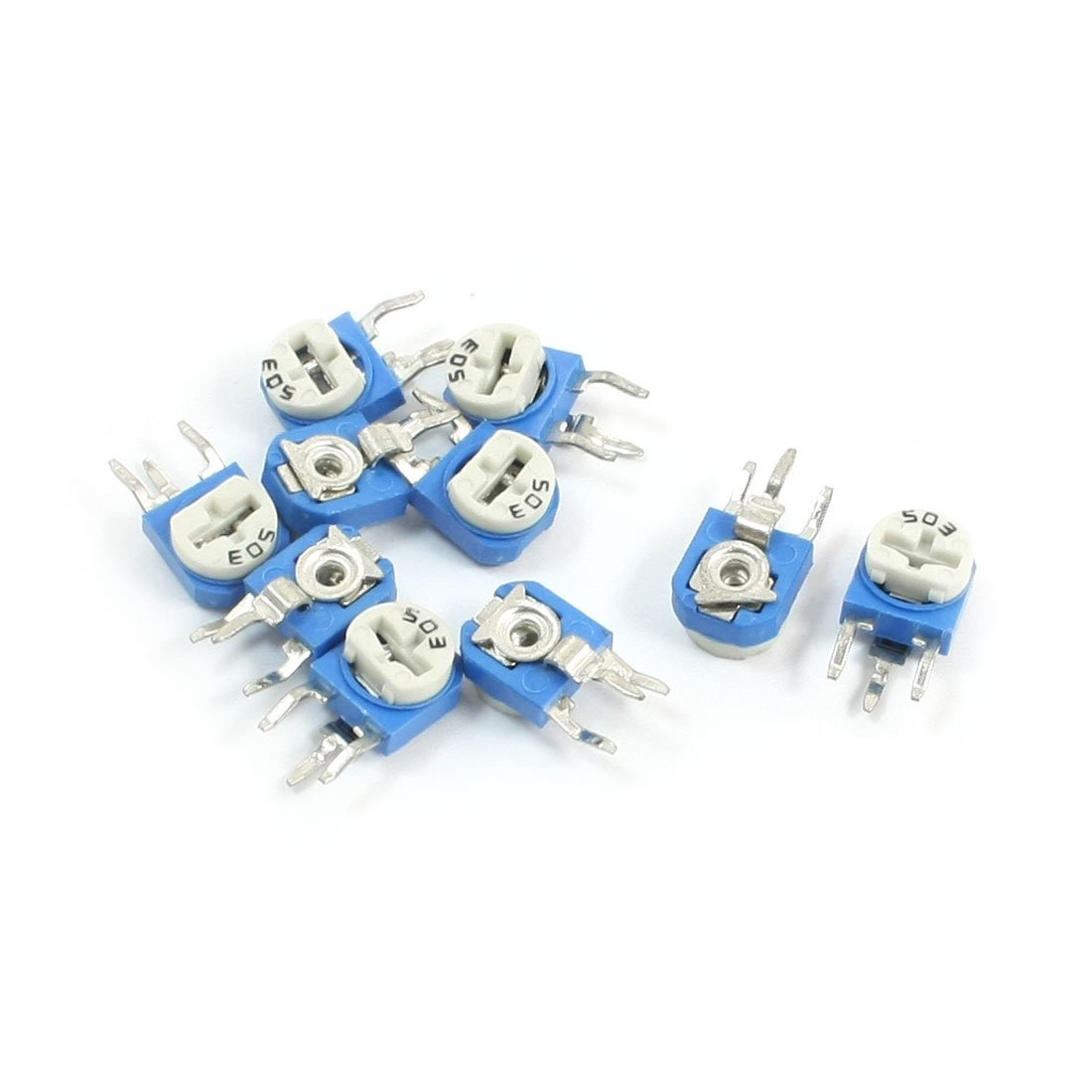 Aexit 10pcs 50K Variable Resistors Ohm Vertical Variable Resistor ...