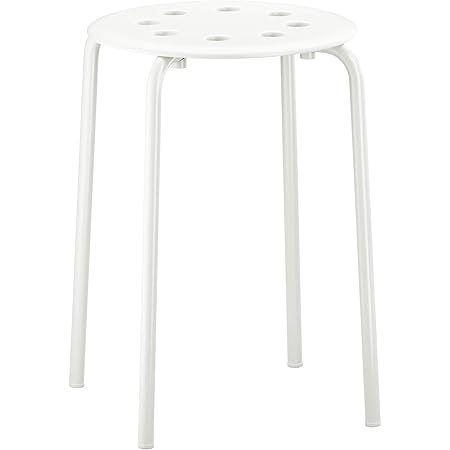 IKEA Marius Durable Stool- 45 cm - by STOCKLAND (Black) : Amazon.in ...