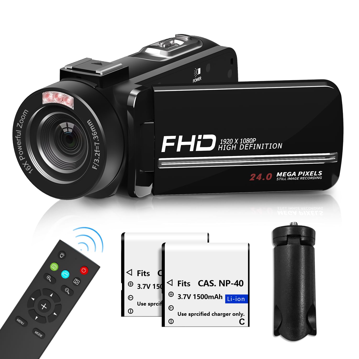 Amazon.com : Maenlans Video Camera, Full HD 1080P Camcorder 24MP ...