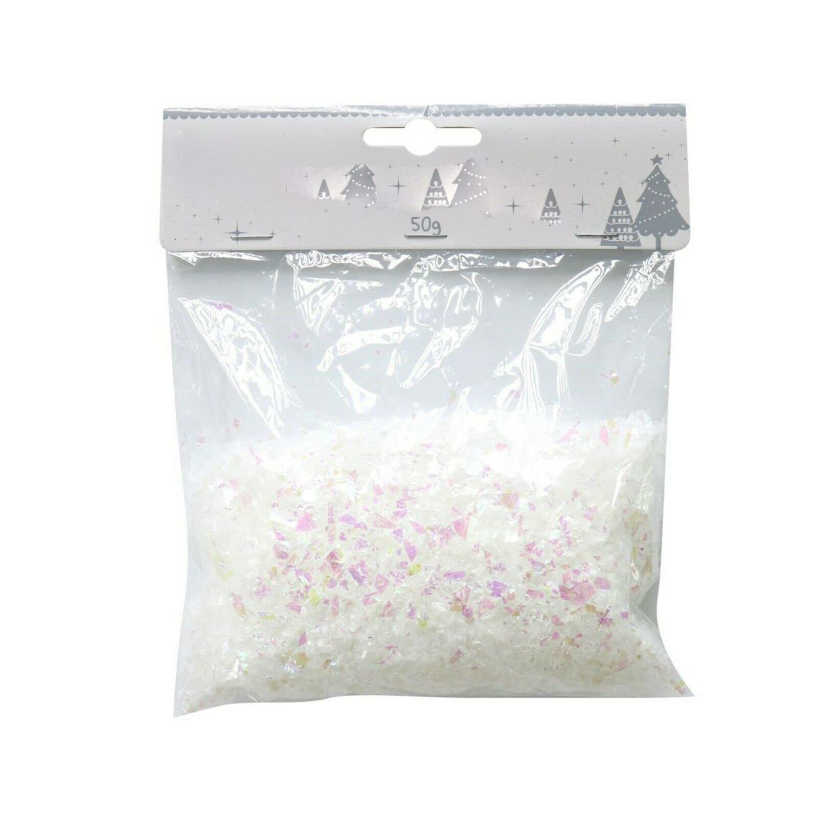 SRVertex 50gm Artificial Snow Flakes for Christmas Decor Fake Snow ...
