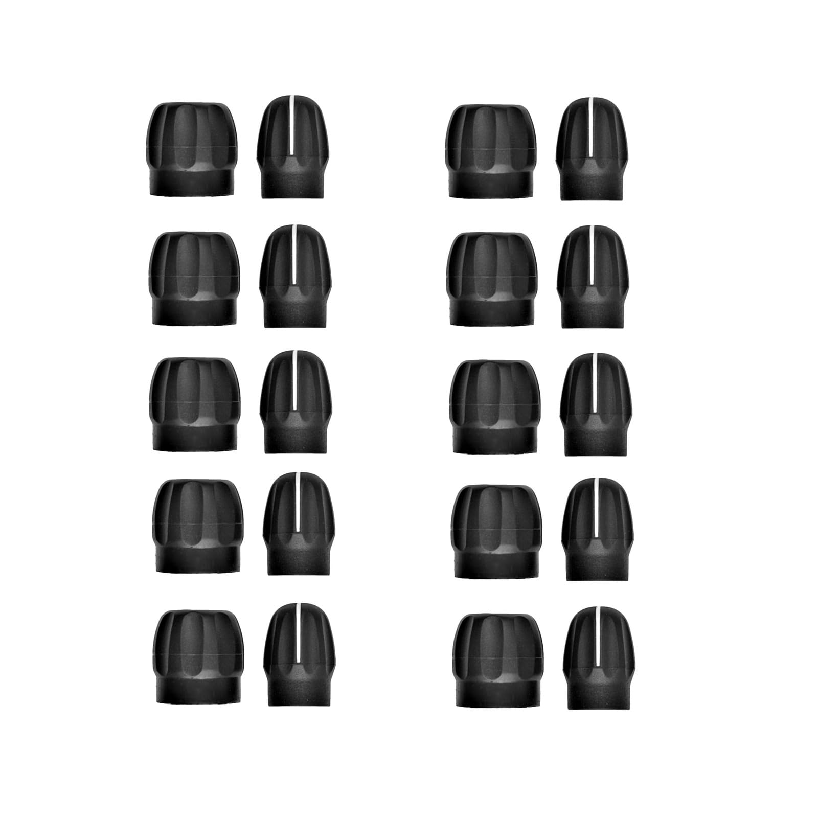 Amazon.com: 10 Pack Two Way Radio Volume Knob and Channel Selector Knob ...