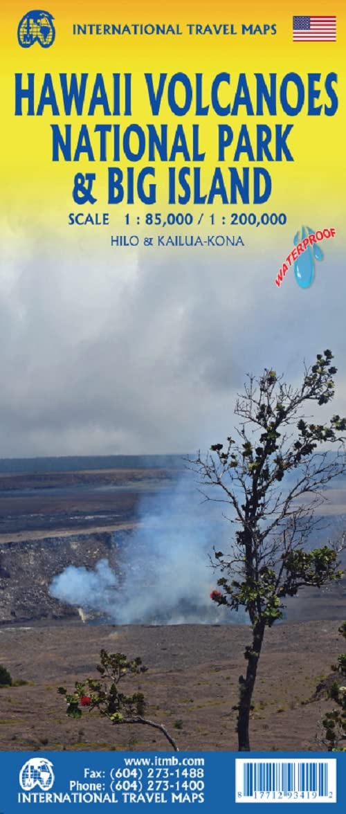 Hawaii Volcanoes National Park & Big Island Travel Reference Map: ITMB ...