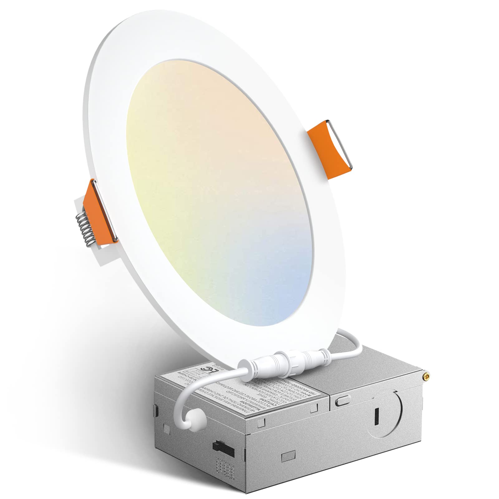 Snapklik.com : Amico 1 Pack 6 Inch 5CCT Ultra-Thin LED Recessed Ceiling ...