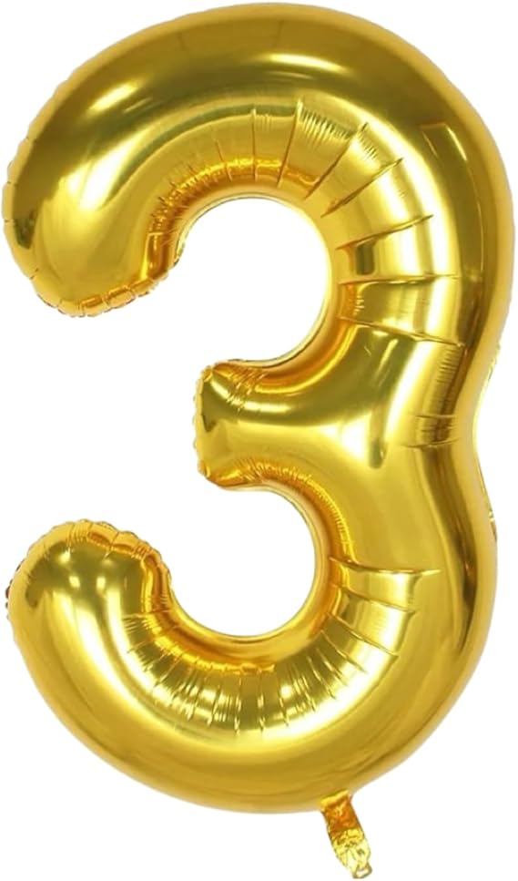 Amazon.com: 40 Inch Gold Large Numbers Balloons 0-9,Digital Balloons ...
