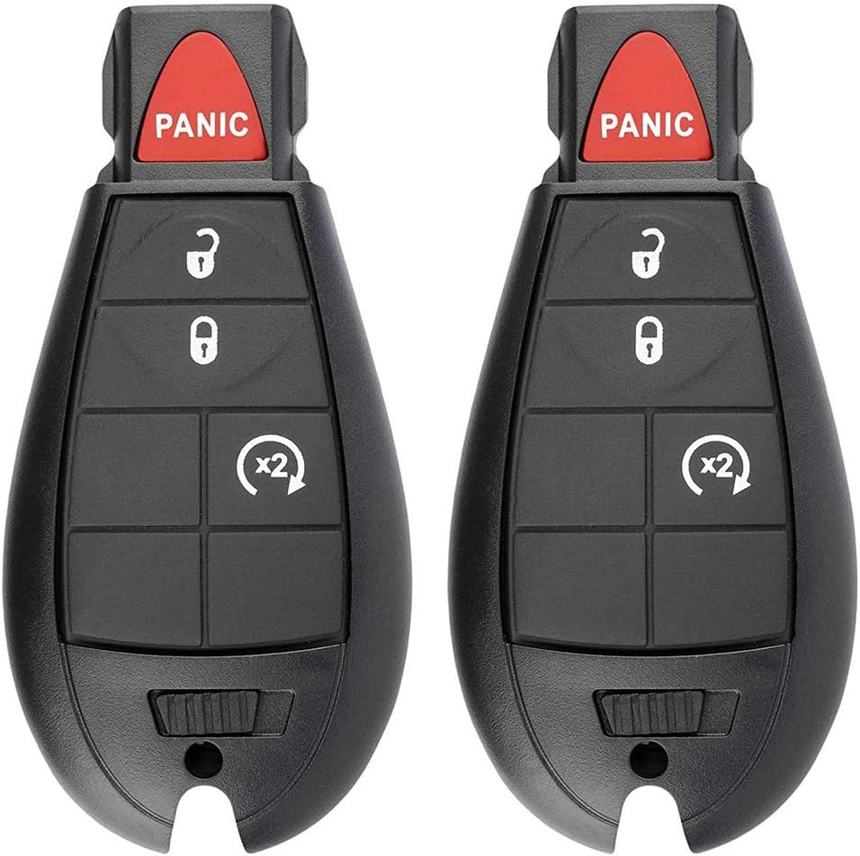 Amazon.com: 4 Button Replacement Car Key Fob Fobik GQ4-53T Keyless ...