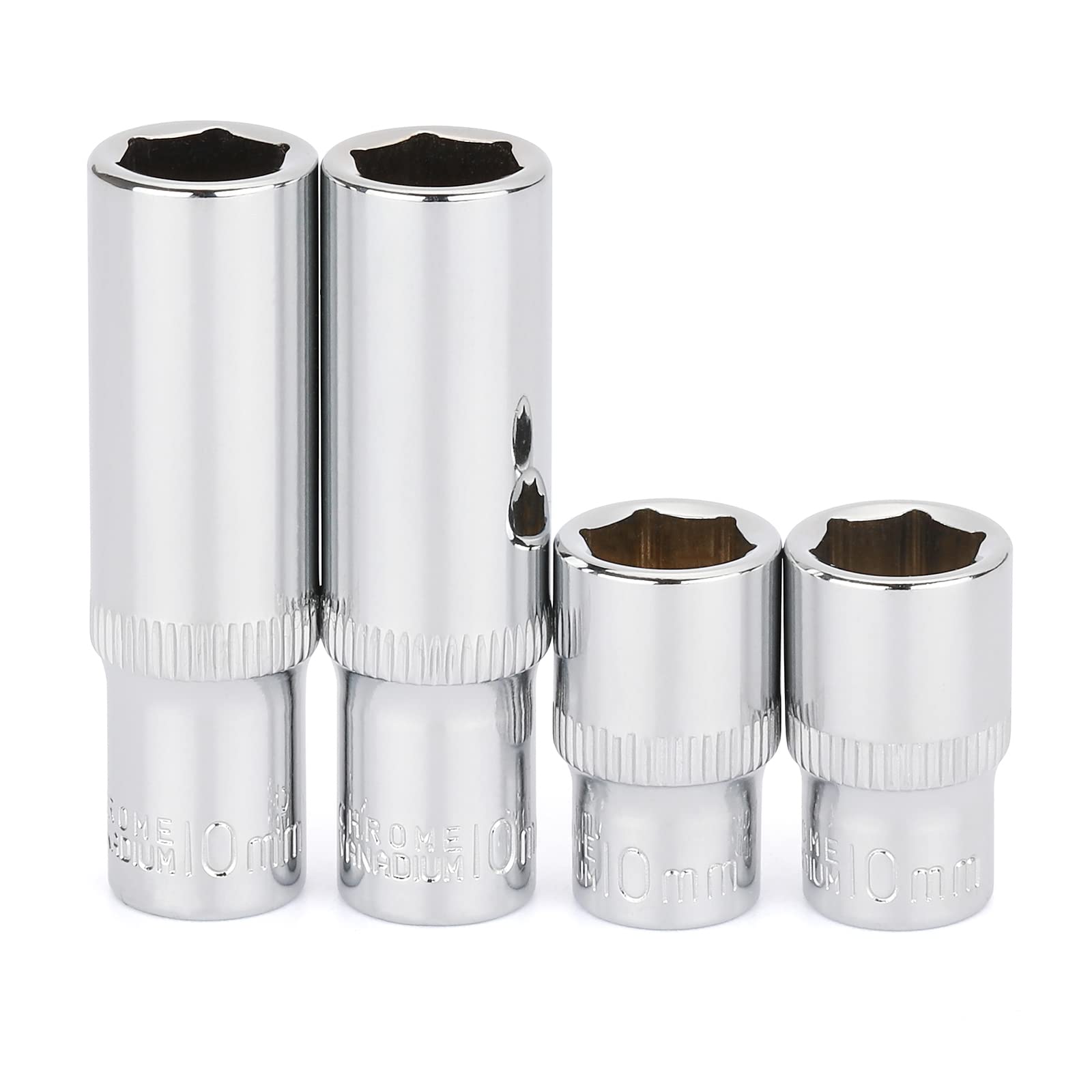 Snapklik.com : CASOMAN 4 Pieces 1/4-Inch Drive Impact Socket Set-10mm