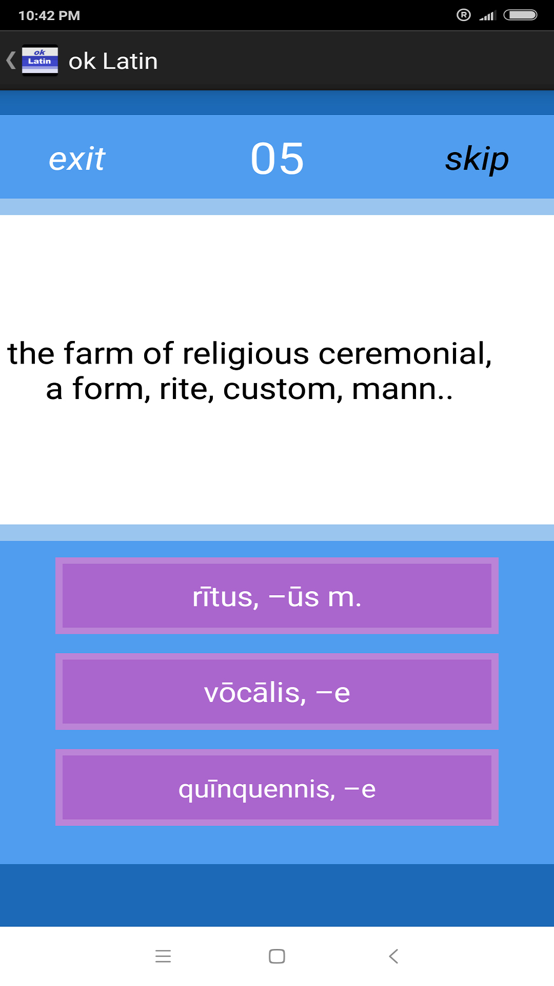 ok Latin - App on Amazon Appstore