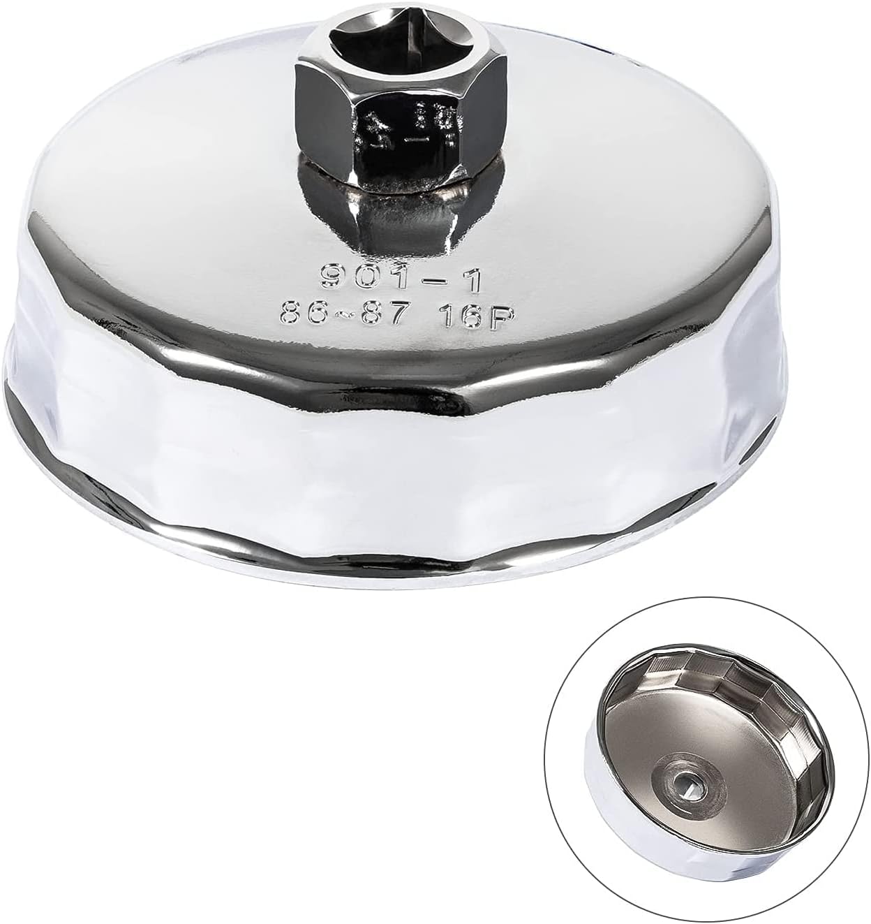 7-Piece Oil Filter Socket Set Includes 24mm,27mm,29mm,30mm,32mm,36mm ...