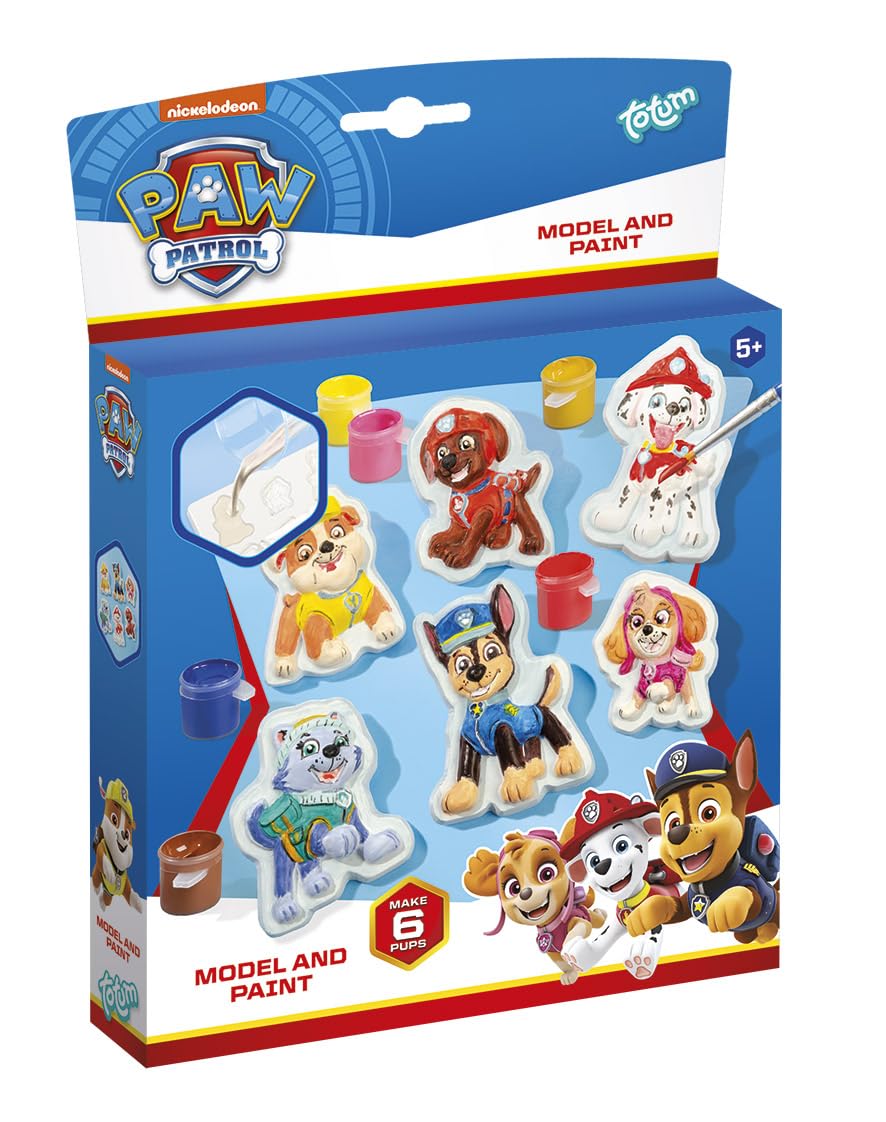Paw Patrol Plaster Casting, Arts and Crafts Kit for Boys and Girls Ages ...