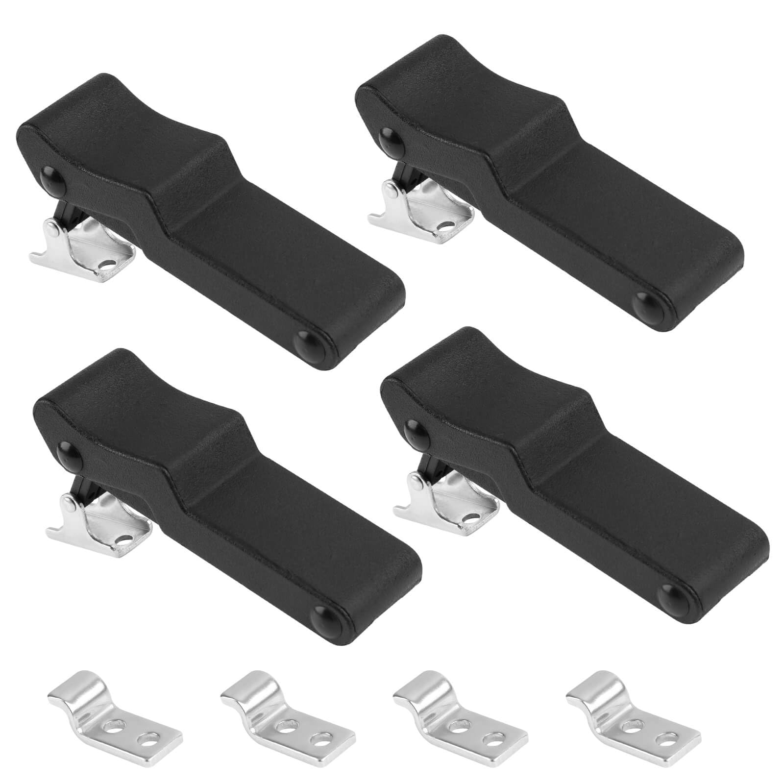 Soft Draw Latch Black with Keeper, Rubber Draw Latch for Cooler & Boat ...