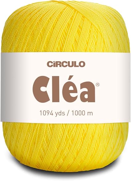 Amazon.com: Circulo Clea Yarn – Crochet Thread Fine Size 10-8/2 Perfect ...