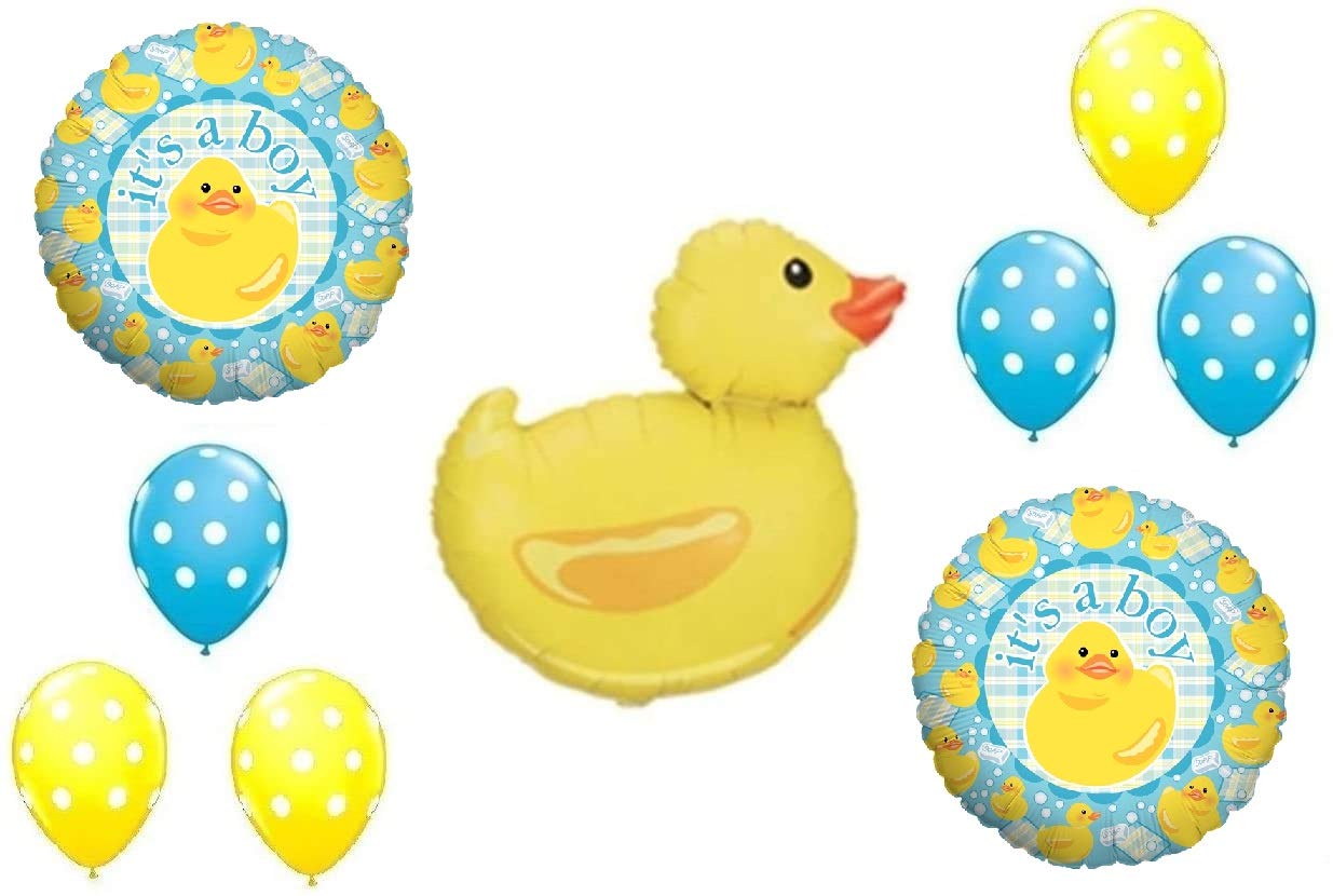 Rubber Duck Baby Shower Balloons