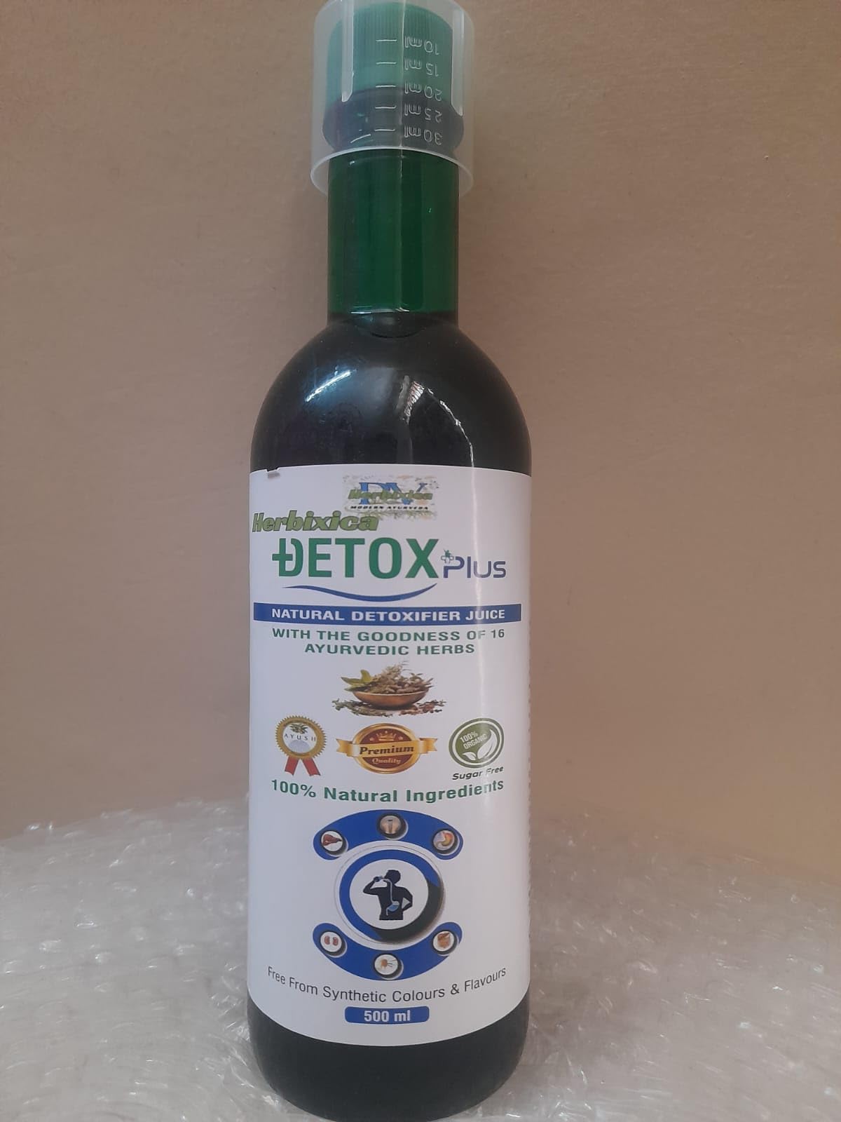 Herbixica Detox Plus Juice, Liver Detox Ayurvedic, Kidney And Lungs ...