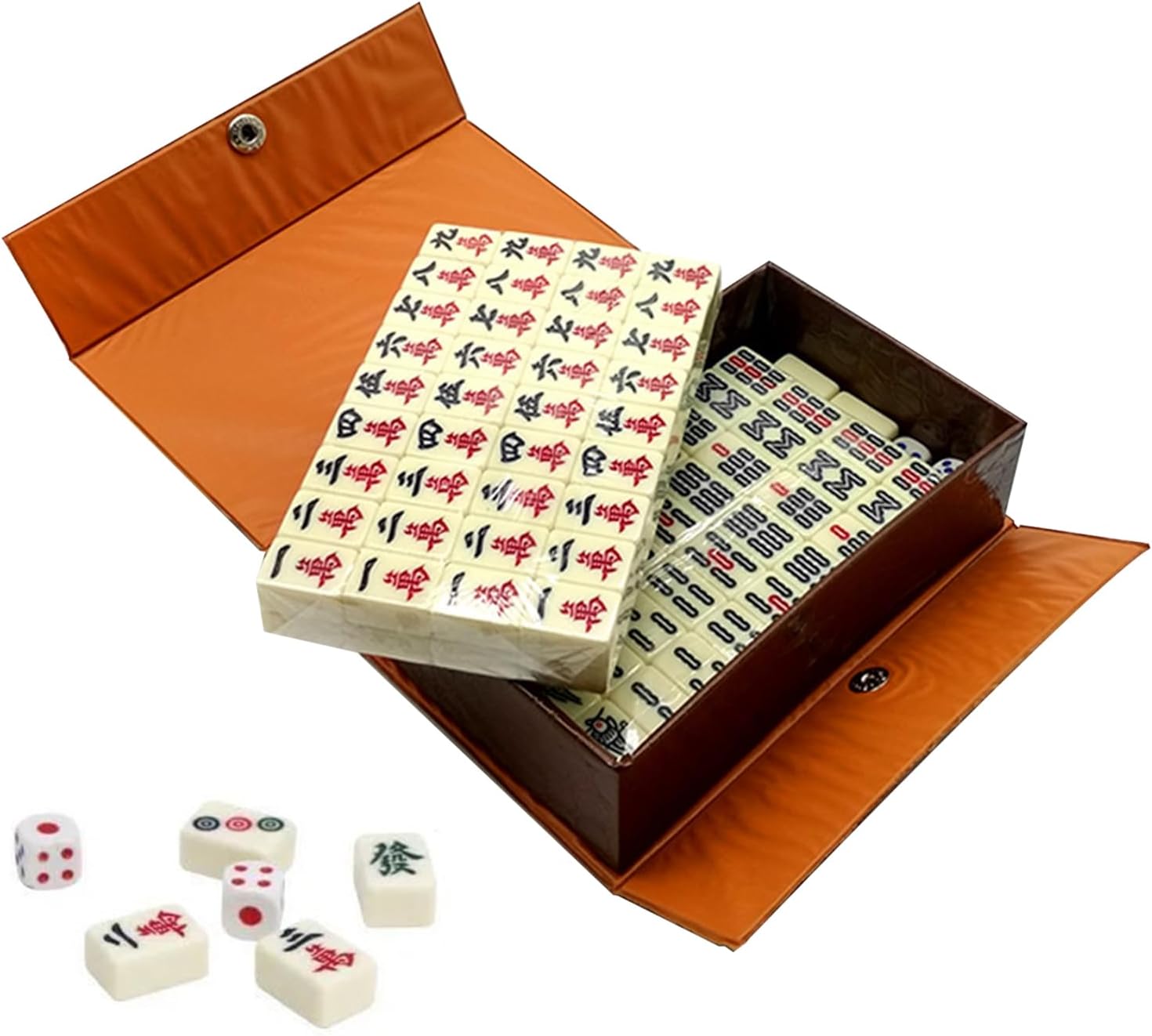 Chinese Mahjong Game Set, 144 Travel Mini Mahjong Tile Set Traditional ...