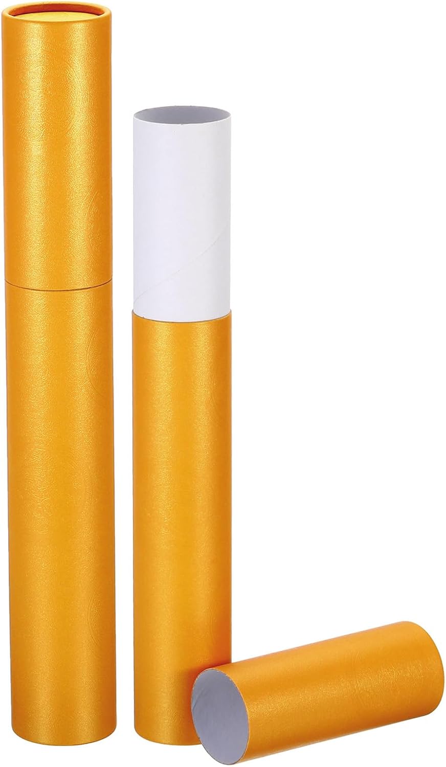 Amazon.com: PATIKIL 2 Inch x 15 Inch Poster Tube, 2Pcs Photo Storage ...