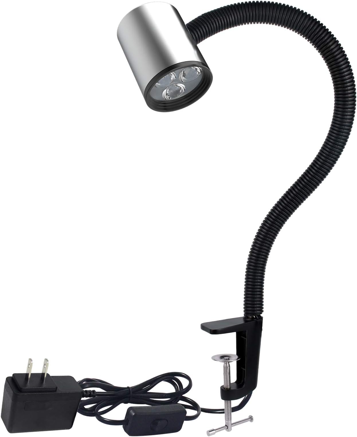 LED Work Light, 20in Flexible Gooseneck Lamp with 35LEDs, 1200 Lumen ...