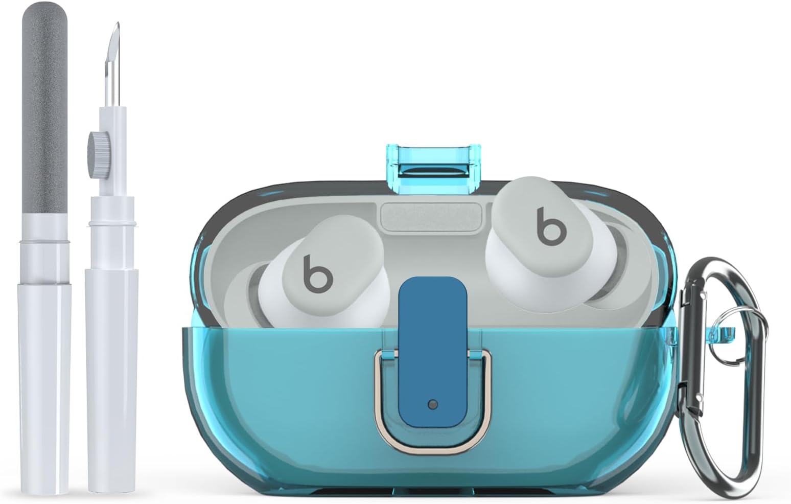 Amazon.com: [Upgrade Secure Lock] for Beats Solo Buds 2024 Case Cover ...